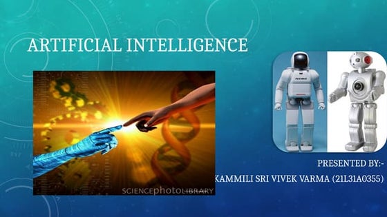 Artificial intelligence powerpoint presentation | PPTX | Artificial ...