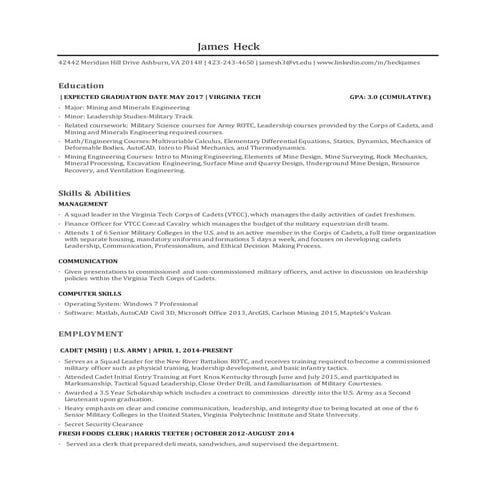 Rotc scholarship resume | DOCX
