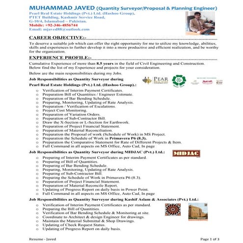 Muhammad Javed Pdf 
