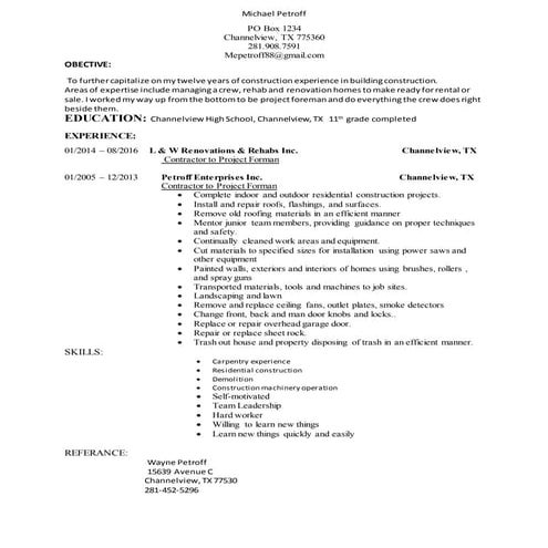 Michael Petroff resume (1) | DOCX