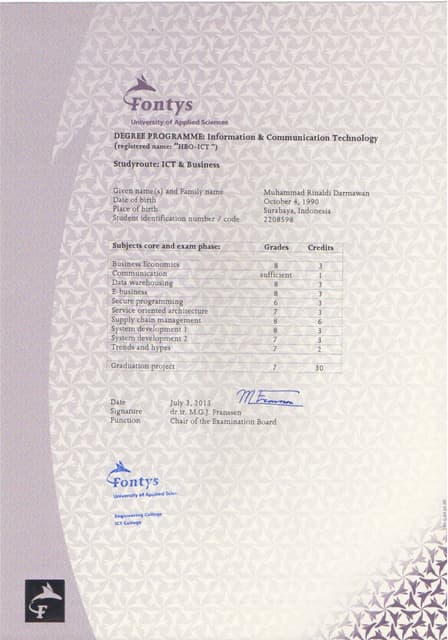 Master Certificate | PDF
