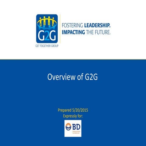 G2G Overview 2015 | PPTX
