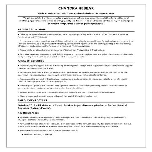 CHANDRA HEBBAR_CV - 1 | DOCX
