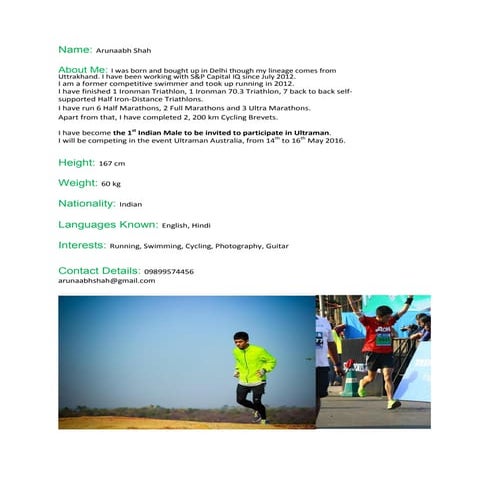 Runner Profile | PDF