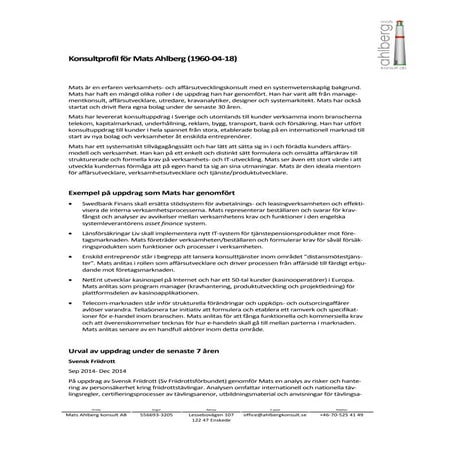 Mats Ahlberg Makab 20150311 | PDF