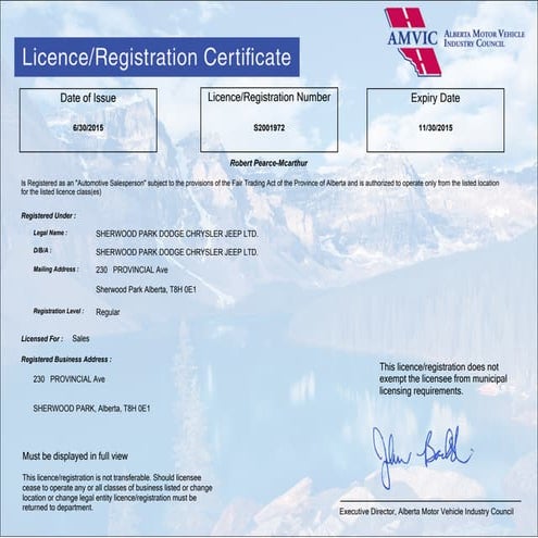 AMVIC Registrant Certificate - Preview (60) | PDF