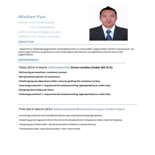 mohan cv | DOCX