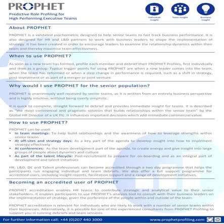 PROPHET | PDF