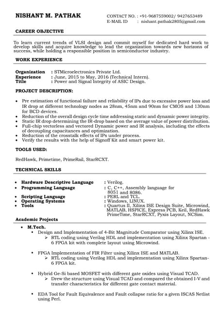 Omkar+revankar+resume | PDF