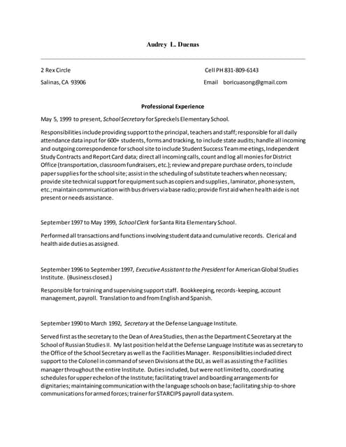 Mildred E Masters resume | PDF