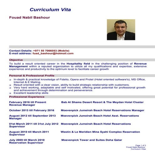 fouad's_CV_-_Updated | DOC