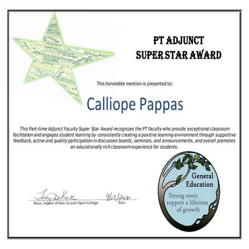 PT_Adjunct Calliope Pappas | PPT