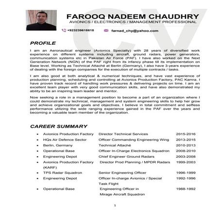 Farooq CV-Rest | DOC