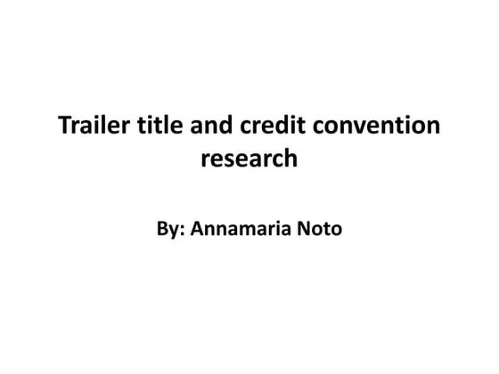 History of the thriller genre | PDF