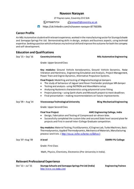 Steven Murphy Resume | PDF