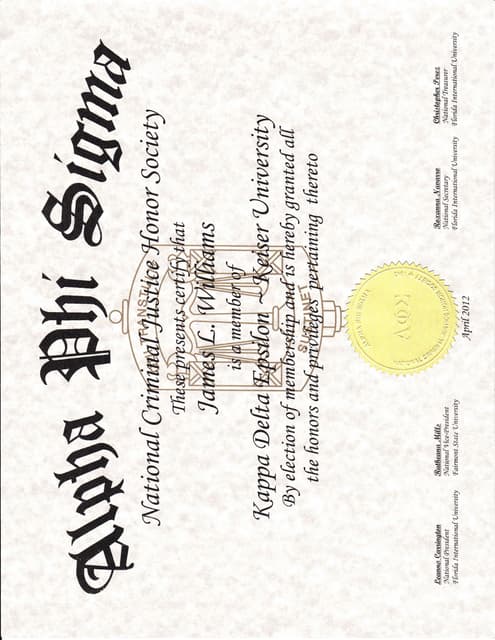 FEMA Certificate | PDF