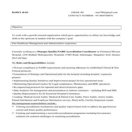 Rahul Current CV | PDF