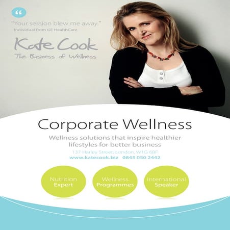 Kate Cook profile with client list | PDF