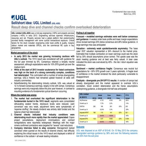 UGL summary | PDF