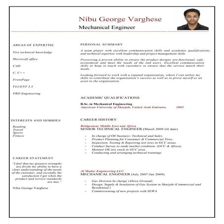 Nibu George Varghese_CV | PDF