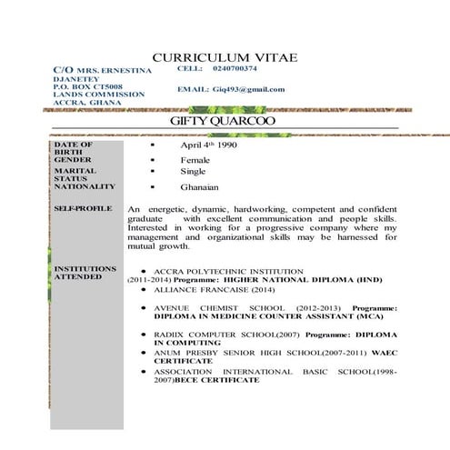 Edited CV | DOCX