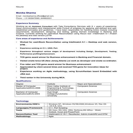 MonikaSharma_Intellimatch_Profile | DOC