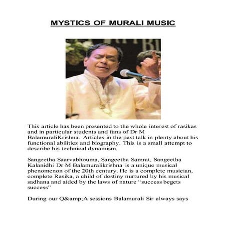 MYSTICS OF MURALI MUSIC | DOCX