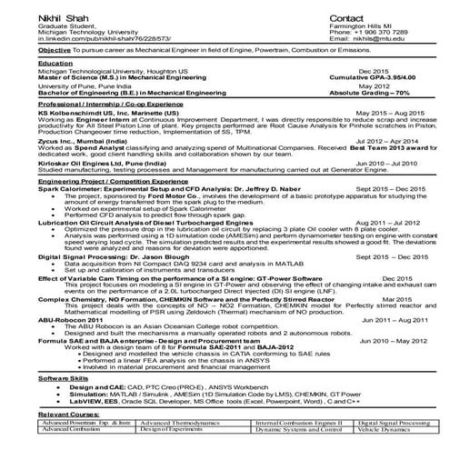 Nikhil Shah Resume | DOCX