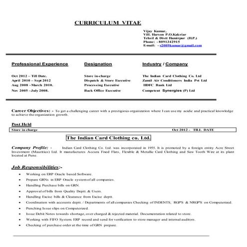 jitendra (Resume) | DOC