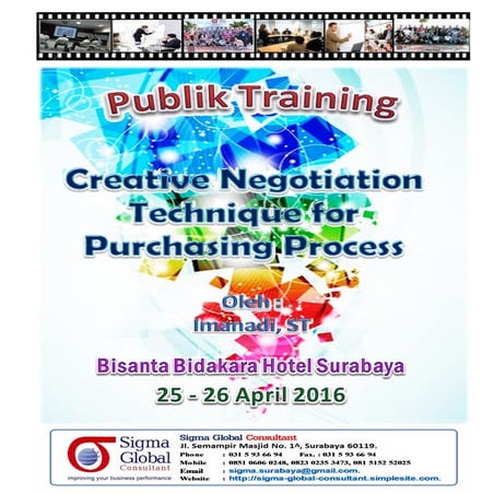 Modul Creative Negotiation for Purchasing Process | PDF