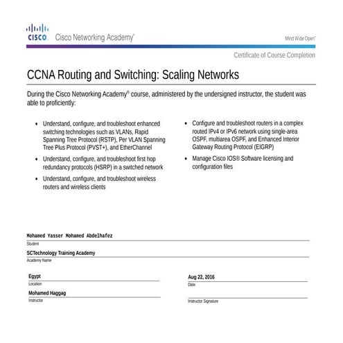 CCNA R&S Scaling networks | PDF