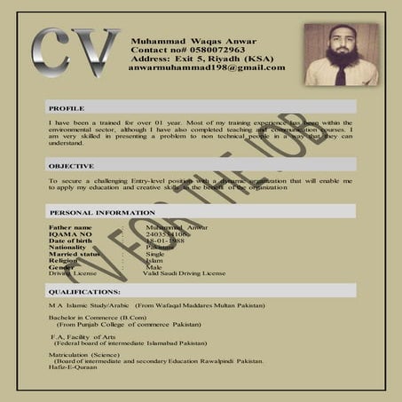 waqas anwar cv (2) | PDF