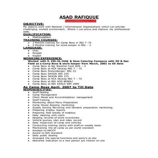 ASAD RAFIQUE | DOCX | Logistics | Business