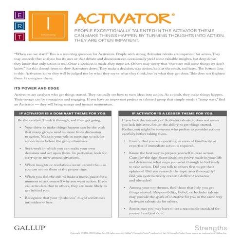Activator | PDF