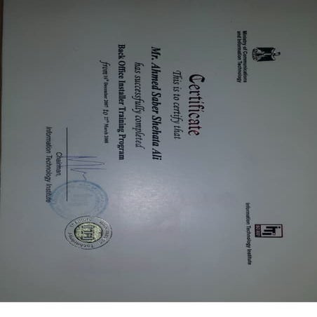 asaber10-ITI Certificate | PDF