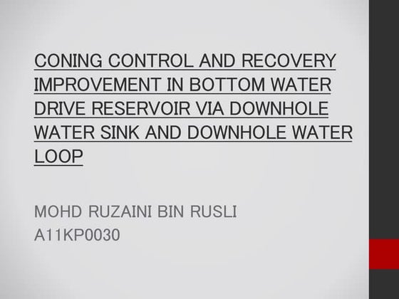 WQD2011 - KAIZEN - EMAL - To conserve DM water | PPT