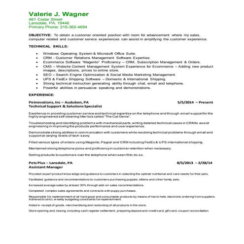 Valerie Wagner Resume 2016 | DOCX