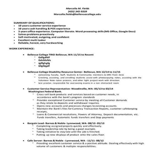 Marcella resume 16 | DOCX