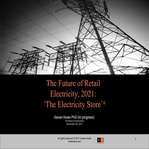 The Future of Electricity, EFC E-Tech Forum | PPT