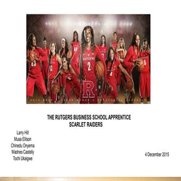 Scarlet Raiders - Post Game Analysis | PPTX