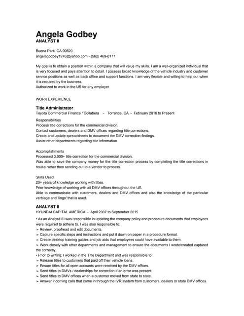 Resume motorcycle manage | PDF