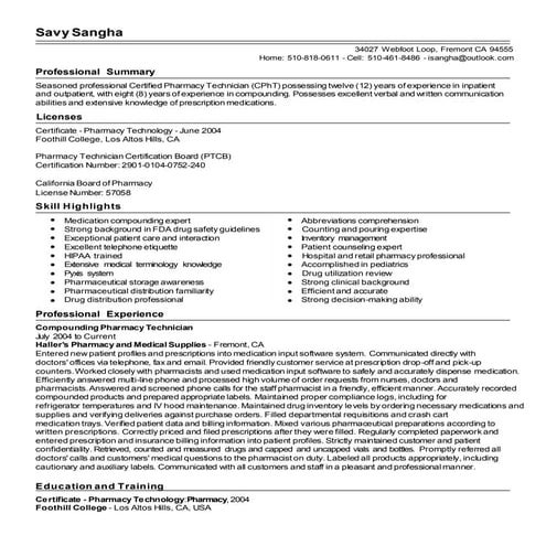 Entry level forensic scientist resume