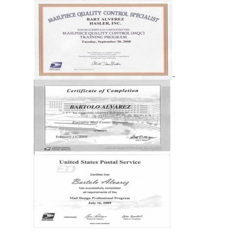 USPS Certificates | PDF