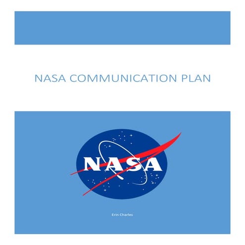 Nasa Communication Plan pdf | PDF