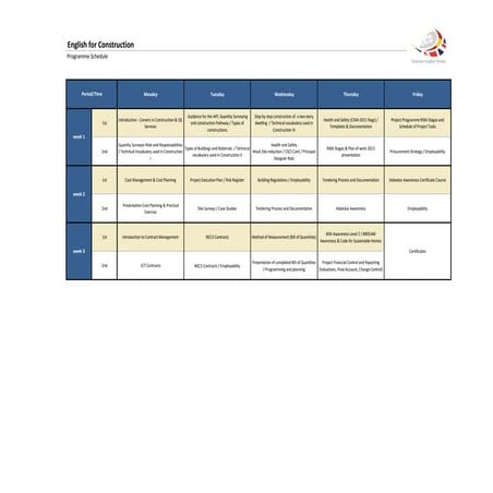 EFC Programme Schedule | PDF