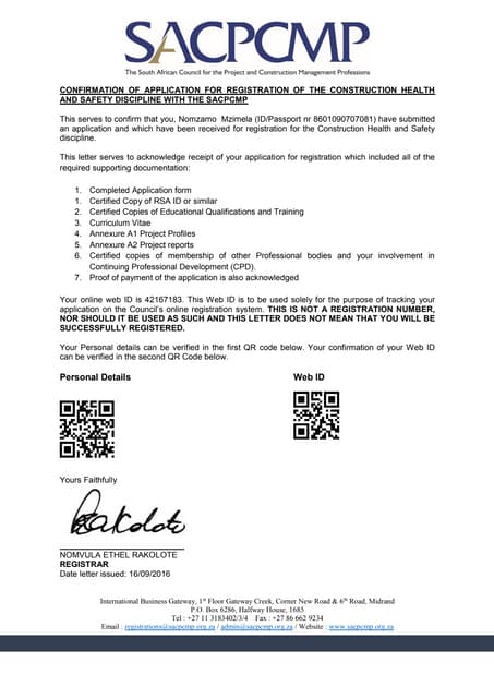 ABS Certificate of Conformance / Health and Safety Management System ...