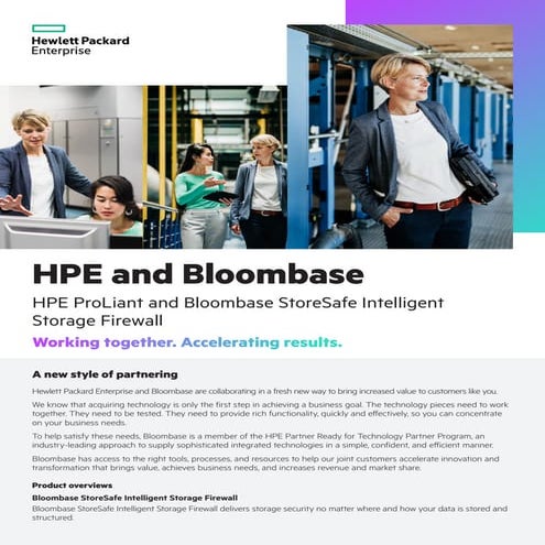 Bloombase StoreSafe Specifications | PDF