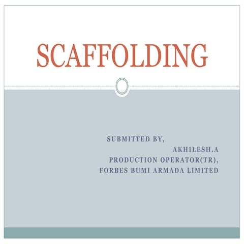 SCAFFOLDING | PPTX