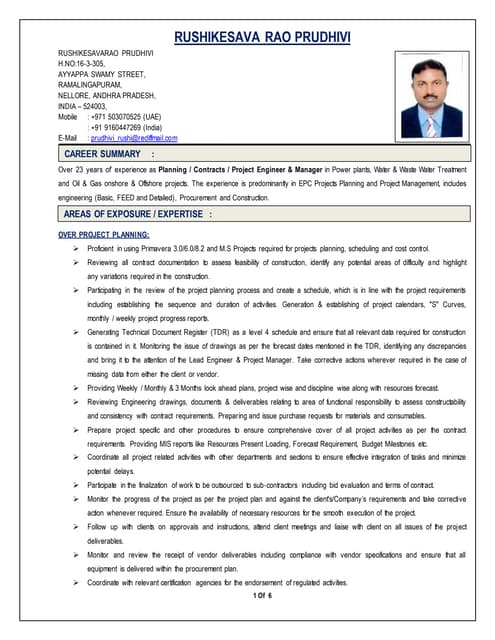 CV_ S Arunkumar -Procurement And Sub Contract | DOCX | Sales | Business