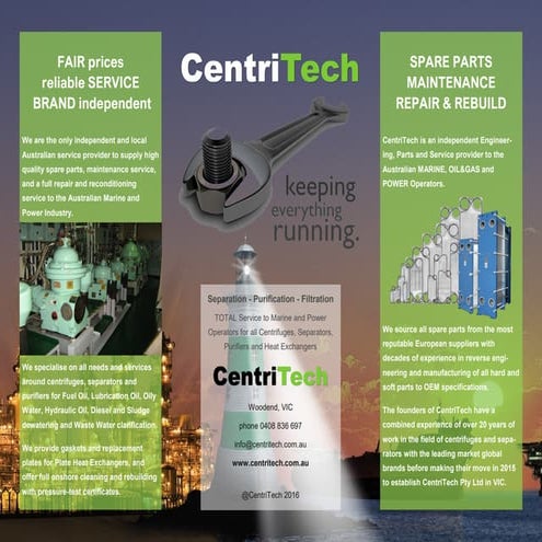 CentriTech - Marine flyer Rev1 | PDF | Auto Parts | Automotive